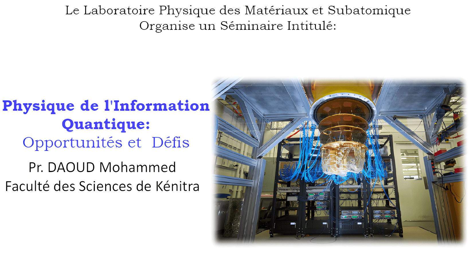 À la Découverte de la Physique Quantique : Séminaire sur l'Information ...